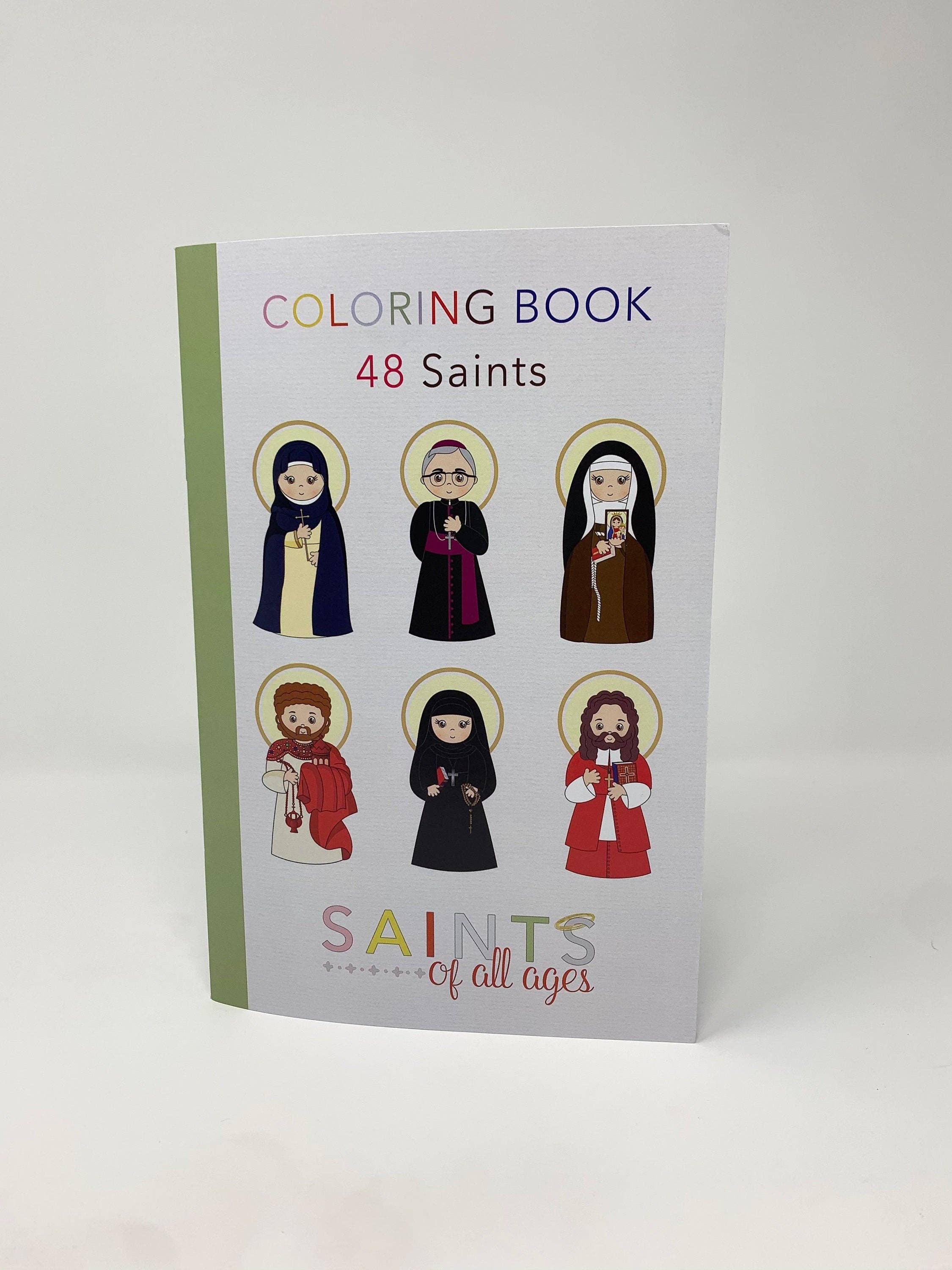 Catholic Saints Coloring Book Volume 3 – Little Flower Catholic Shop